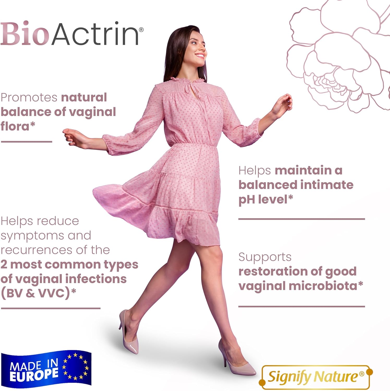 BioActrin Vaginal Probiotics for Women – Signify Nature®